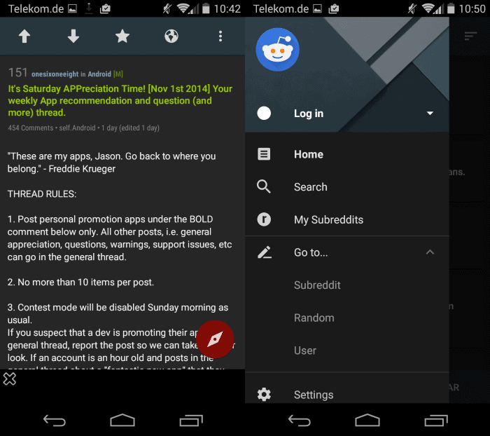 Reddit News is an advanced Reddit client for Android - gHacks Tech News
