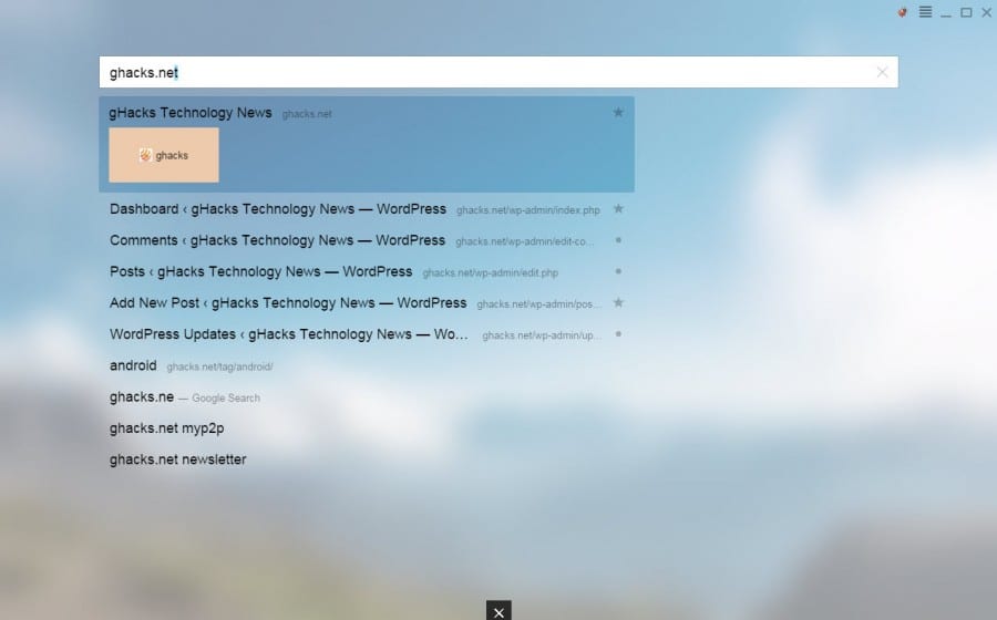 Yandex releases alpha version of new minimalistic browser - gHacks Tech ...