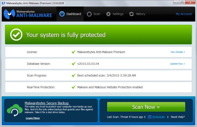 Malwarebytes Anti-Malware 2.1 to ship with UI changes and feature ...