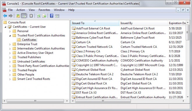 Scan your Windows computer for untrusted root certificates - gHacks ...