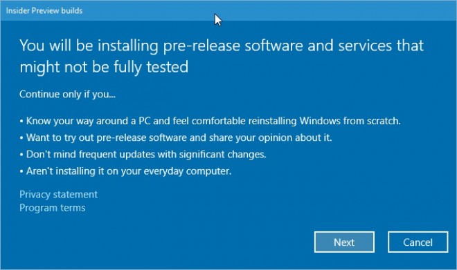How to start and stop receiving Windows 10 Insider Preview builds ...