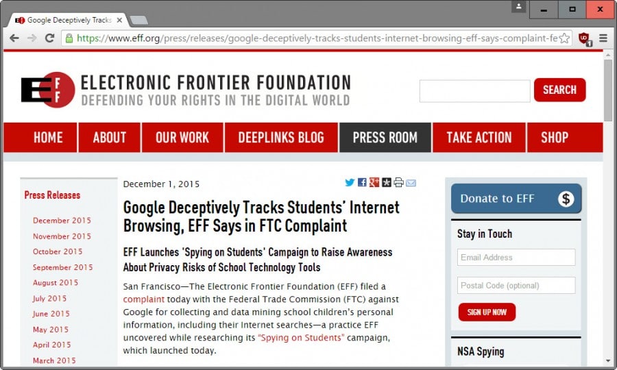 Google accused of tracking Google Apps for Education students - gHacks ...