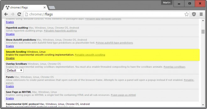 Chrome Smooth Scrolling: finally coming to Windows and Linux - gHacks ...