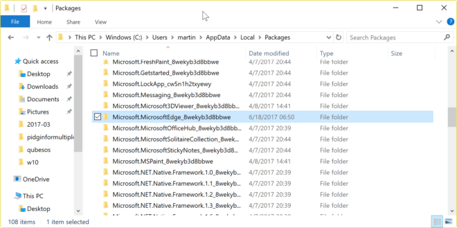 Reset Microsoft Edge in Windows 10 - gHacks Tech News