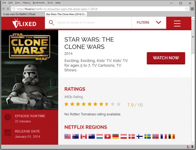 Search across all Netflix regions for movies and TV shows - gHacks Tech ...