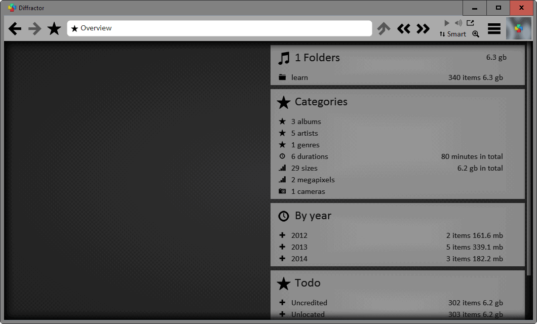Organize photos and videos with Diffractor - gHacks Tech News