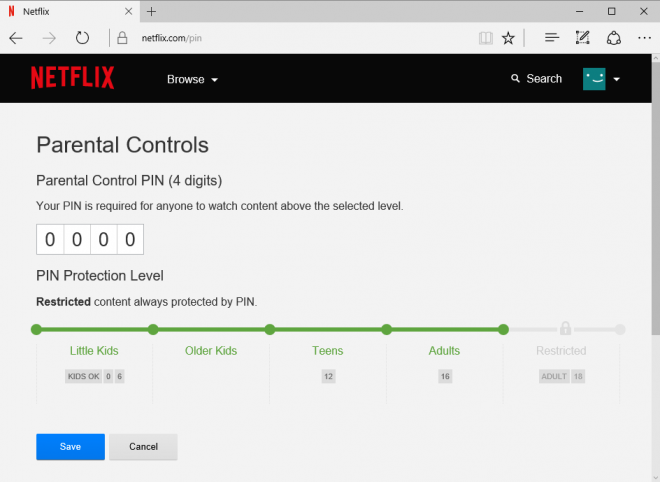 Netflix's Parental Control system could be better - gHacks Tech News