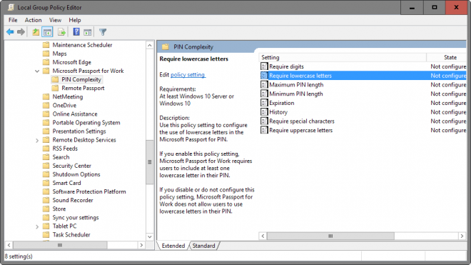 Setting up a Pin on Windows 10 for authentication - gHacks Tech News