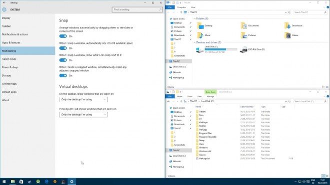 Manage Snap functionality in Windows 10 - gHacks Tech News