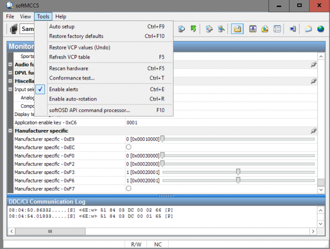 Test and control your monitor with softMCCS - gHacks Tech News