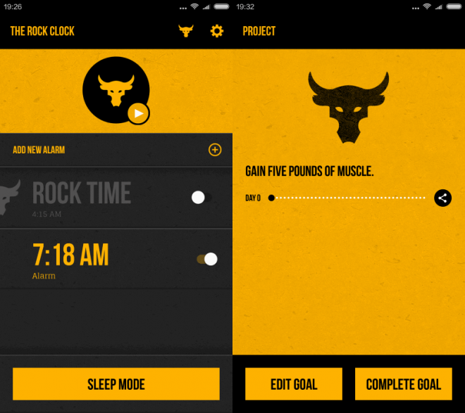 The Rock Clock for Android - gHacks Tech News