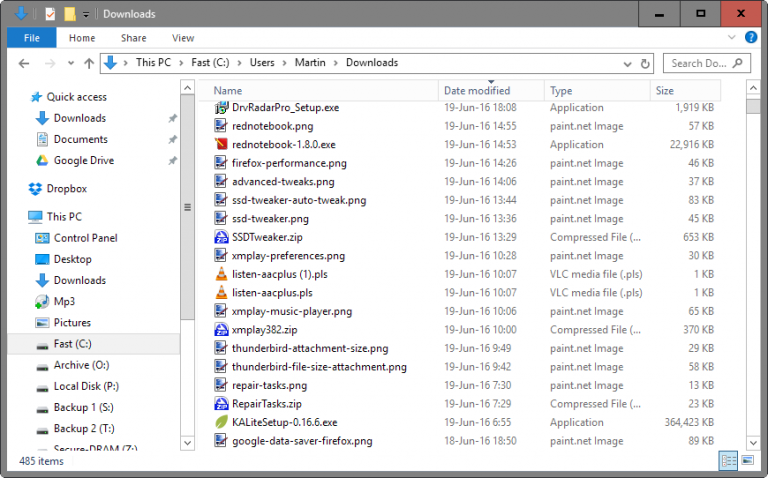 How to change the IE and Edge download folder - gHacks Tech News