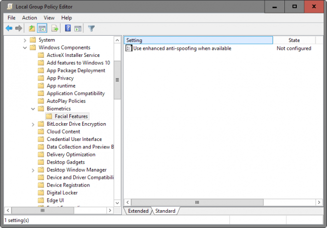 Enhanced Anti-Spoofing for Windows 10 - gHacks Tech News