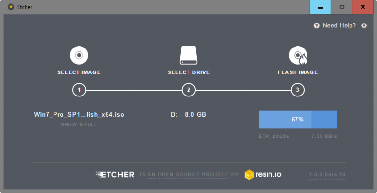 Etcher: flash images to SD and USB - gHacks Tech News