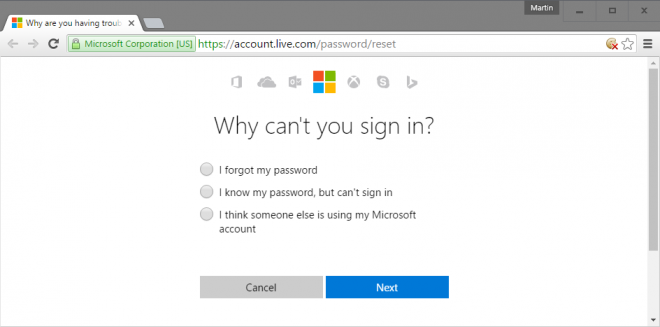 How to reset your Windows 10 password - gHacks Tech News