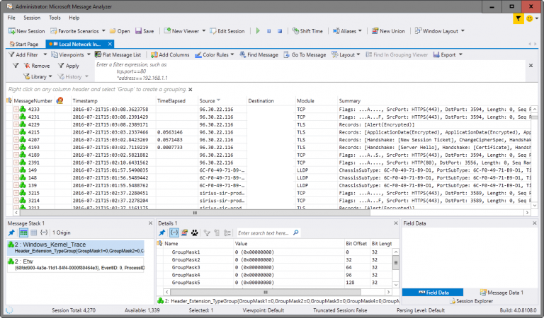 Microsoft Message Analyzer - gHacks Tech News