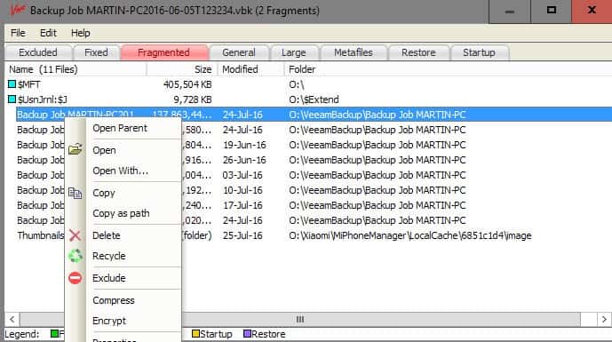 Defrag Cleanup tool Vopt turns freeware - gHacks Tech News