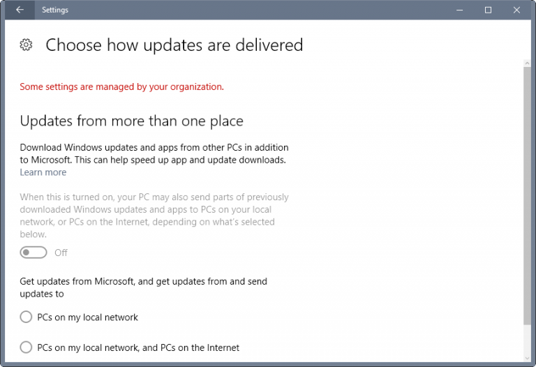 Windows 10 Update Delivery Optimization explained - gHacks Tech News