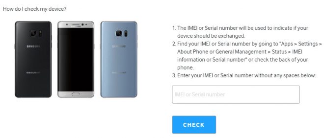 Check whether your Samsung Galaxy Note 7 phone might explode - gHacks ...