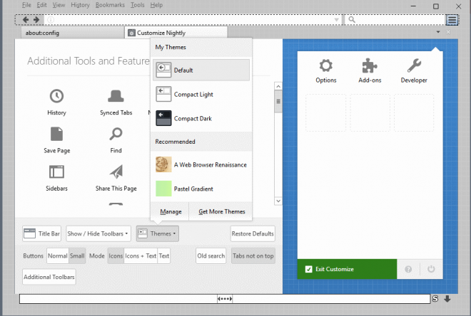Firefox: new default theme, theme API makes an appearance - gHacks Tech ...