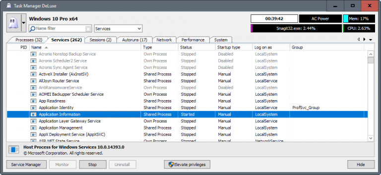 Task Manager DeLuxe review - gHacks Tech News