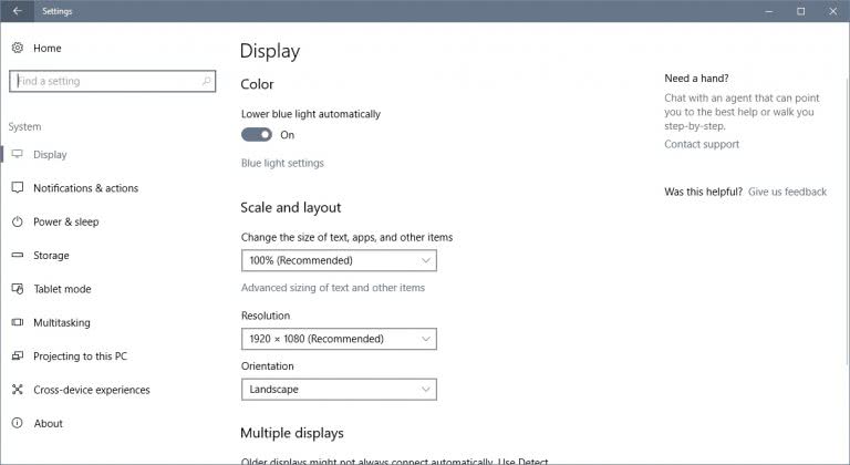 Windows 10 Creators Update: Blue Light mode - gHacks Tech News