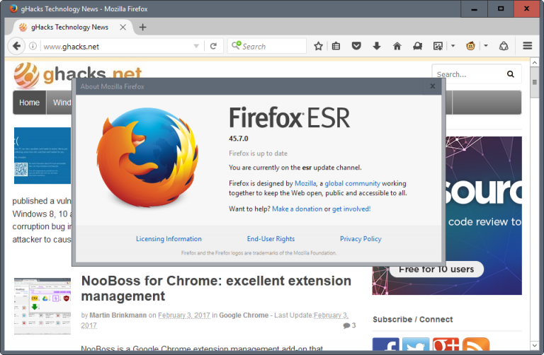 Firefox 52: how to keep on using plugins - gHacks Tech News