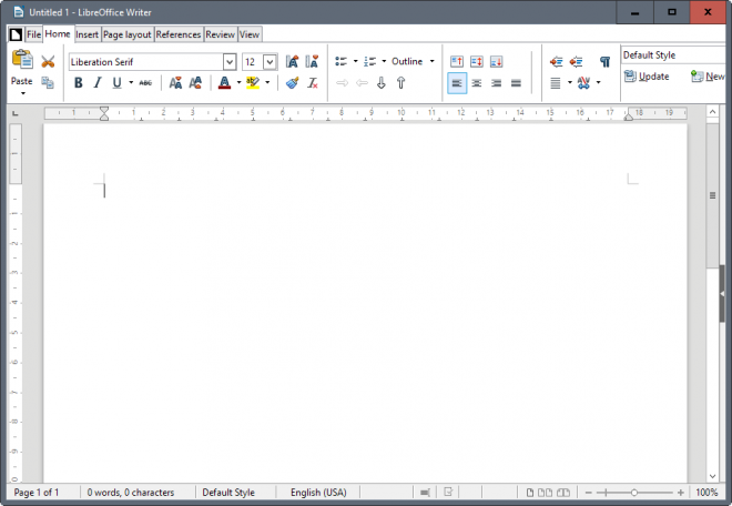 LibreOffice 5.3 ships with experimental Office-like Ribbon UI - gHacks ...