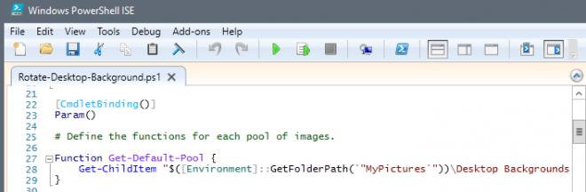 Lightweight Powershell Windows Desktop Background Rotator script ...