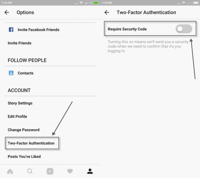How to enable two-factor authentication on Instagram - gHacks Tech News