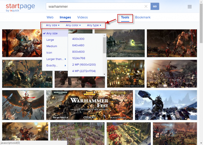 Exclusive preview of Startpage's new image search tools - gHacks Tech News