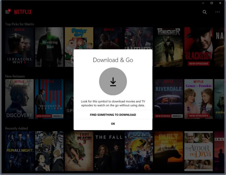 Download shows with the Netflix app for Windows - gHacks Tech News