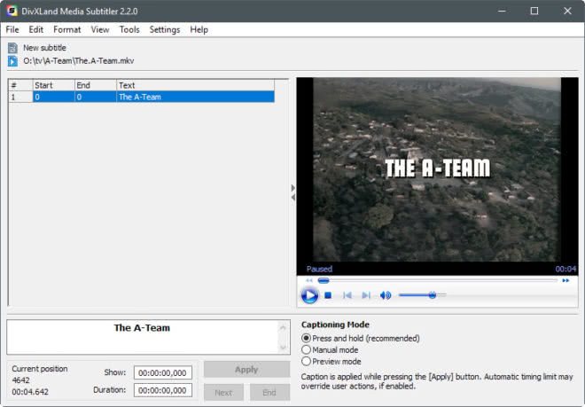 Create or add subtitles to video files with Media Subtitler - gHacks ...