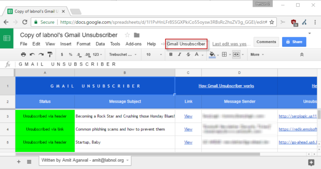 Gmail Script to unsubscribe from mailing lists and newsletters - gHacks ...