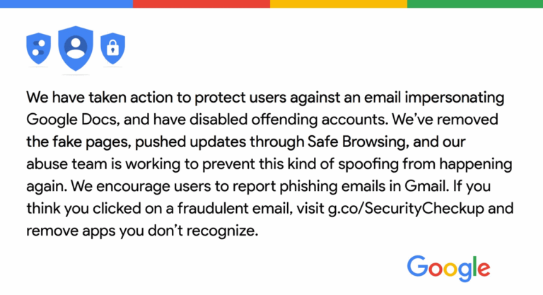 Fell Prey to Google Docs phishing scam? Do this - gHacks Tech News