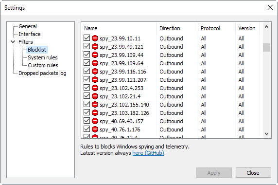 Simplewall: simple firewall for Windows - gHacks Tech News