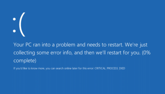 Fix Critical Process Died in Windows 10 Error - gHacks Tech News