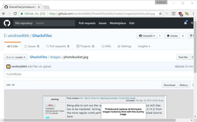 Photobucket alternatives for third-party hosted images - gHacks Tech News
