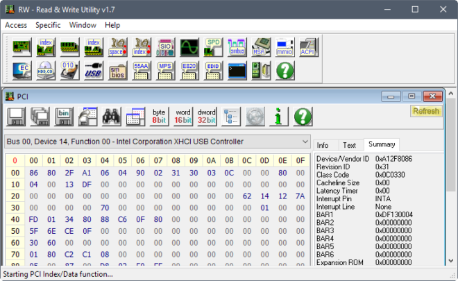 RWEverything: low-level PC hardware information tool - gHacks Tech News