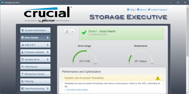 Manage Crucial drives with Storage Executive - gHacks Tech News