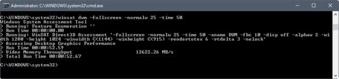 The Windows Winsat command - gHacks Tech News