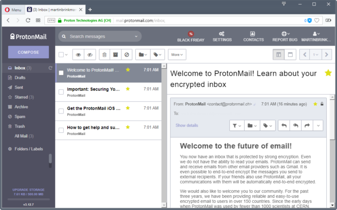 Getting started with ProtonMail - gHacks Tech News