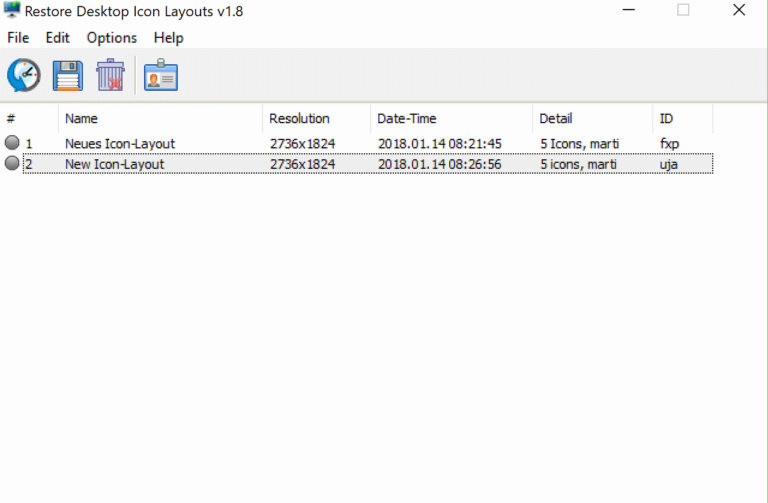 Save Windows Desktop layouts with ReIcon - gHacks Tech News