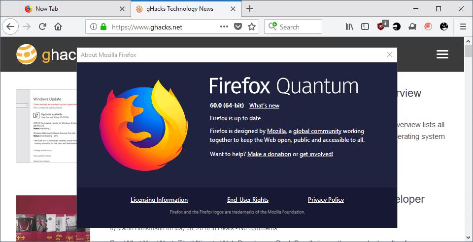 Firefox 60.0 release overview - gHacks Tech News Firefox 60.0 release overview - gHacks Tech News