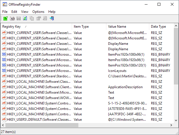 NirSoft releases two offline Registry tools for Windows - gHacks Tech News