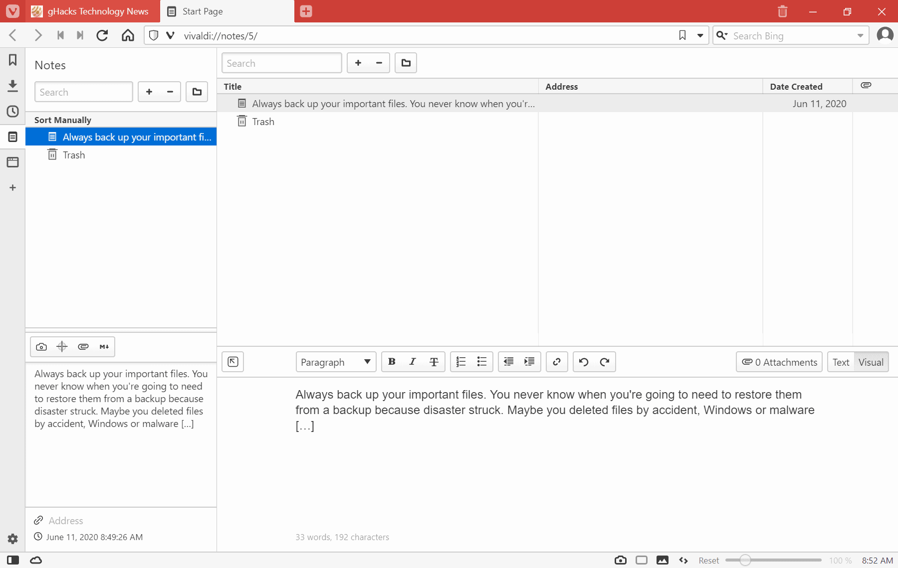 Vivaldi 3.1 out with customizable menus and Notes Manager - Software ...