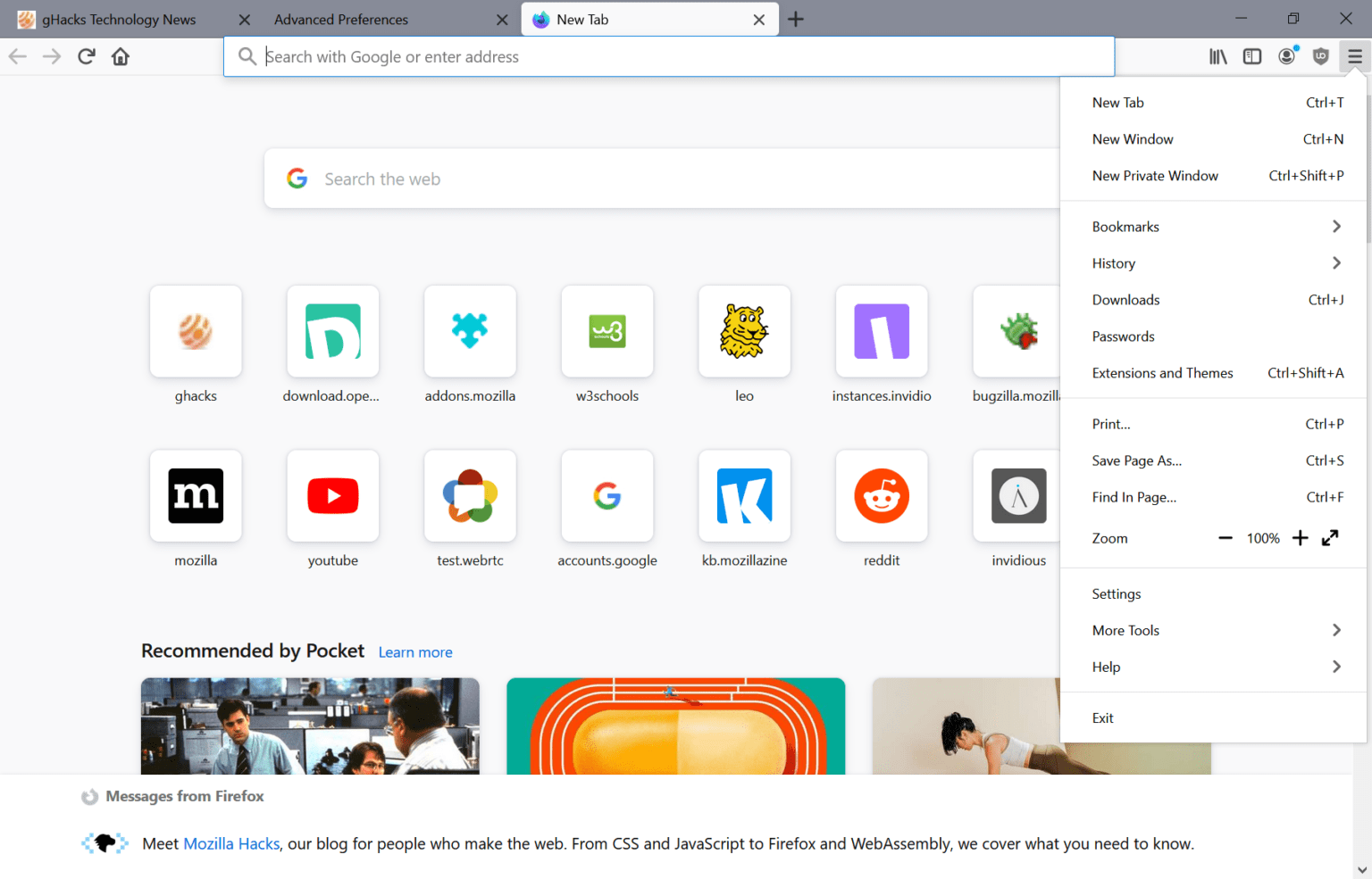 Another glimpse at Firefox's upcoming Proton design refresh: the new ...