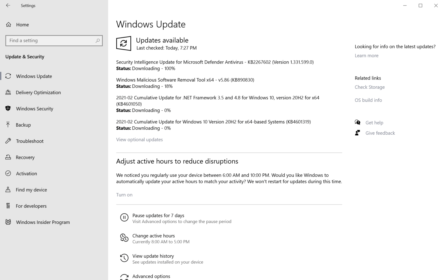 Microsoft Windows Security Updates February 2021 overview - gHacks Tech ...