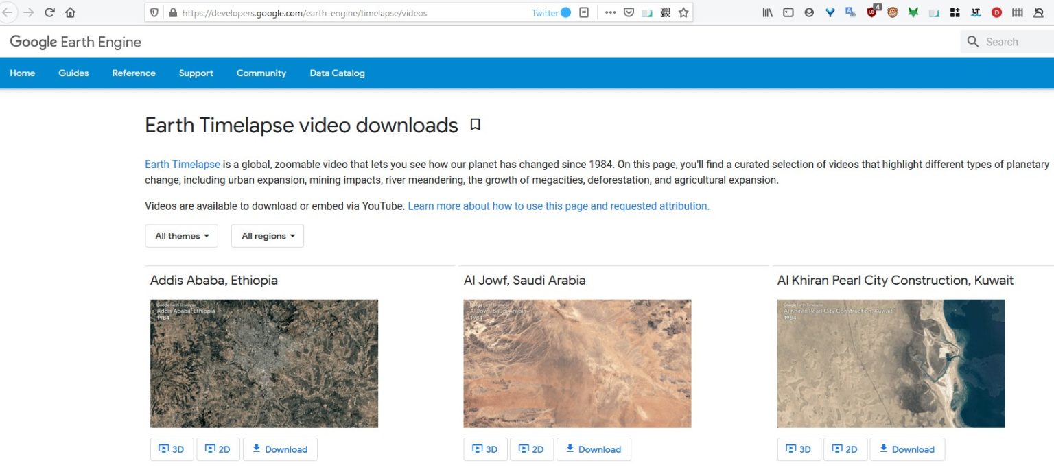 Google Earth's Timelapse feature shows videos of how the planet has ...