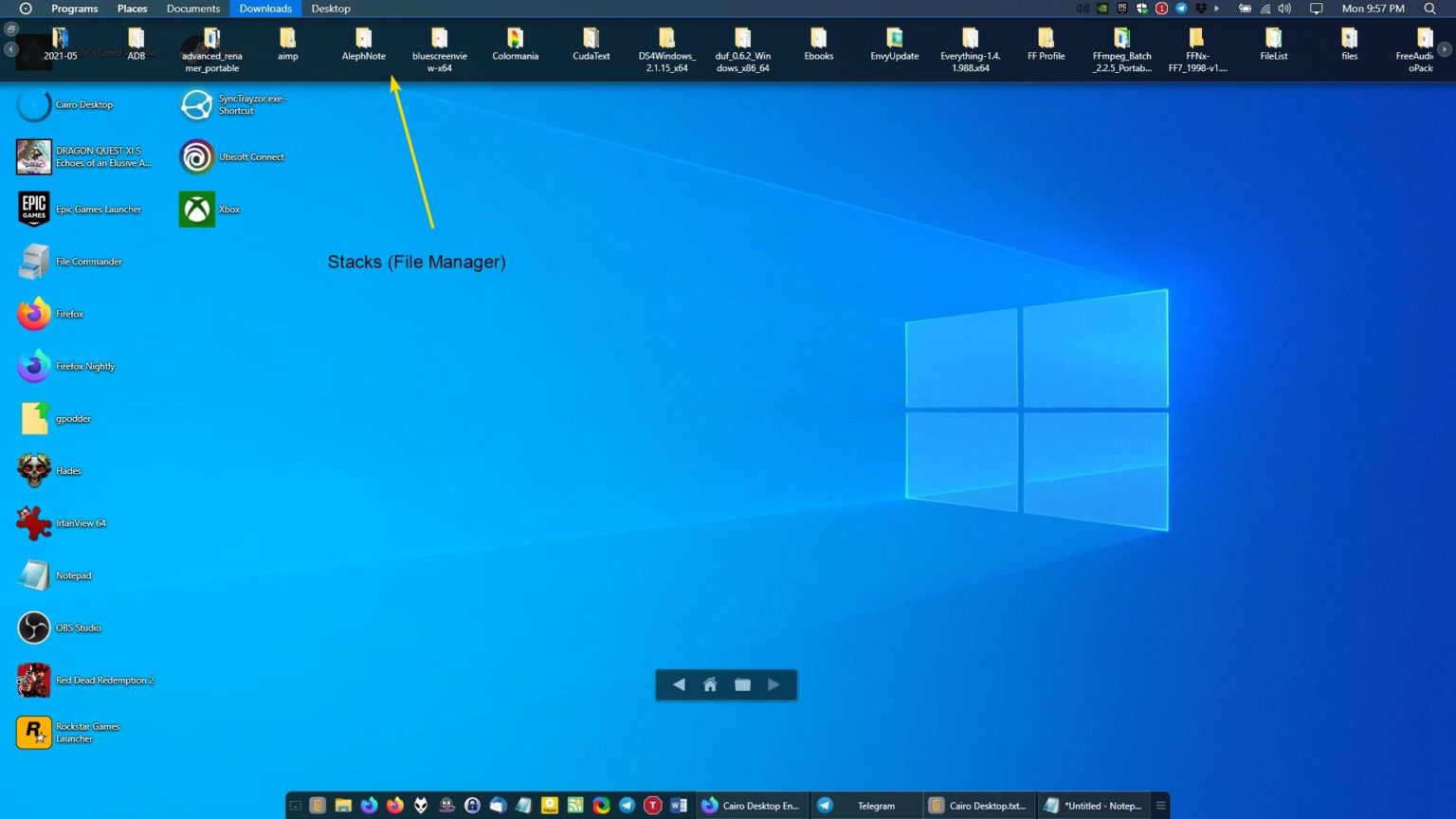 Cairo Desktop is a free desktop shell for Windows - gHacks Tech News